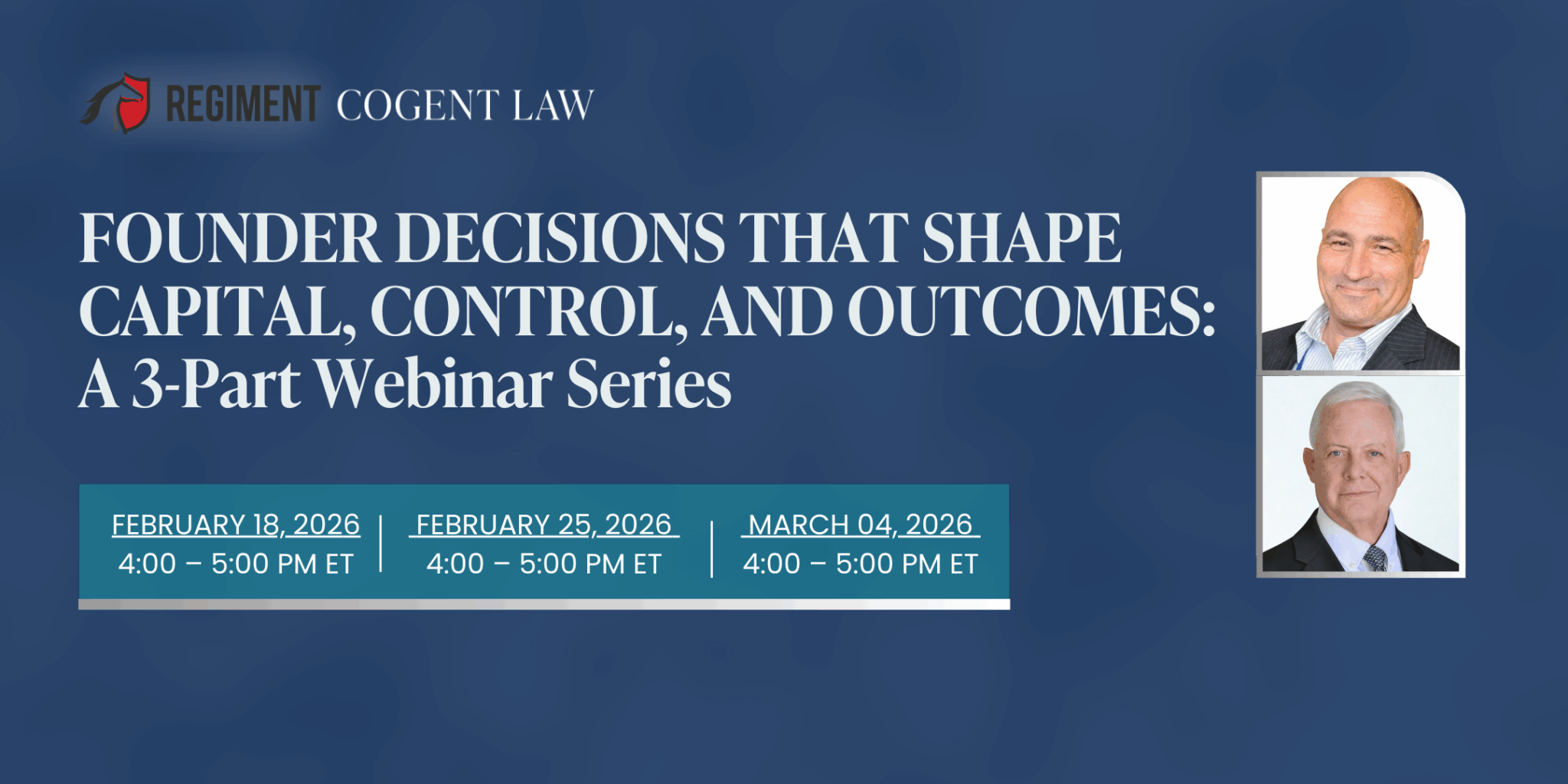 Founder Decisions That Shape Capital, Control, and Outcomes: A 3-Part ...
